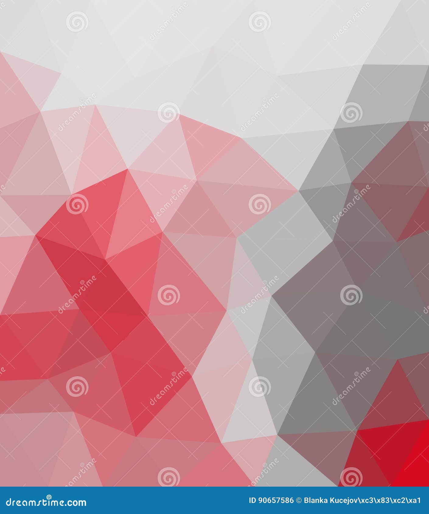 Red and gray triangle. stock vector. Illustration of color - 90657586