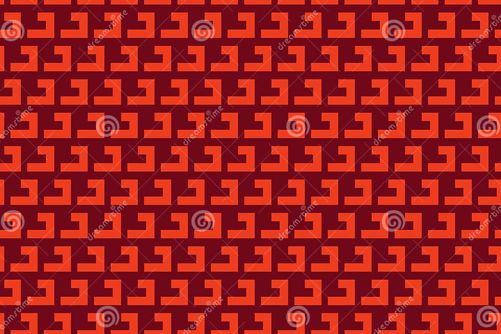 Red Greek Key Seamless Pattern Stock Vector - Illustration of fabric ...