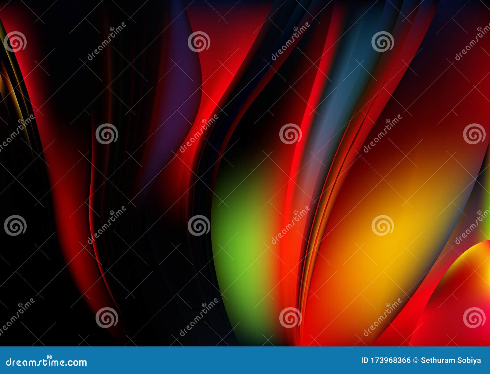 Red Green Abstract Background Vector Illustration Design Stock Vector ...