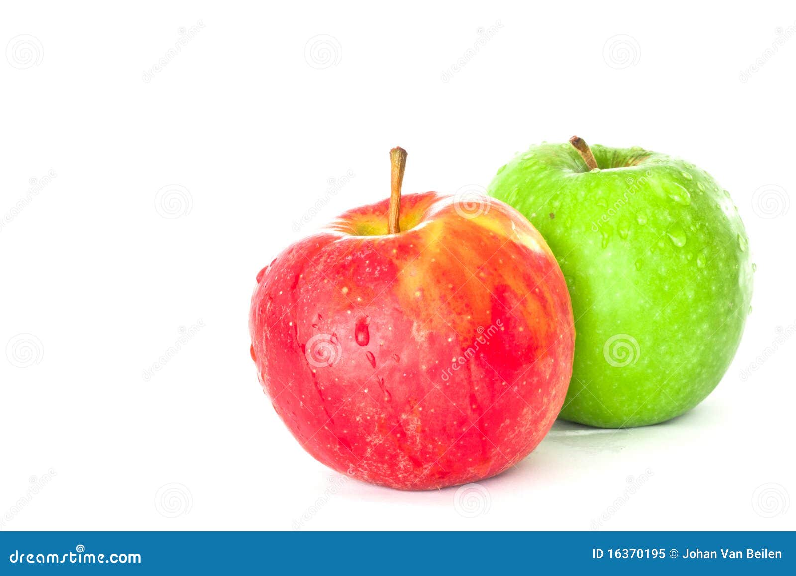 Red and green apple stock image. Image of detail, white - 16370195