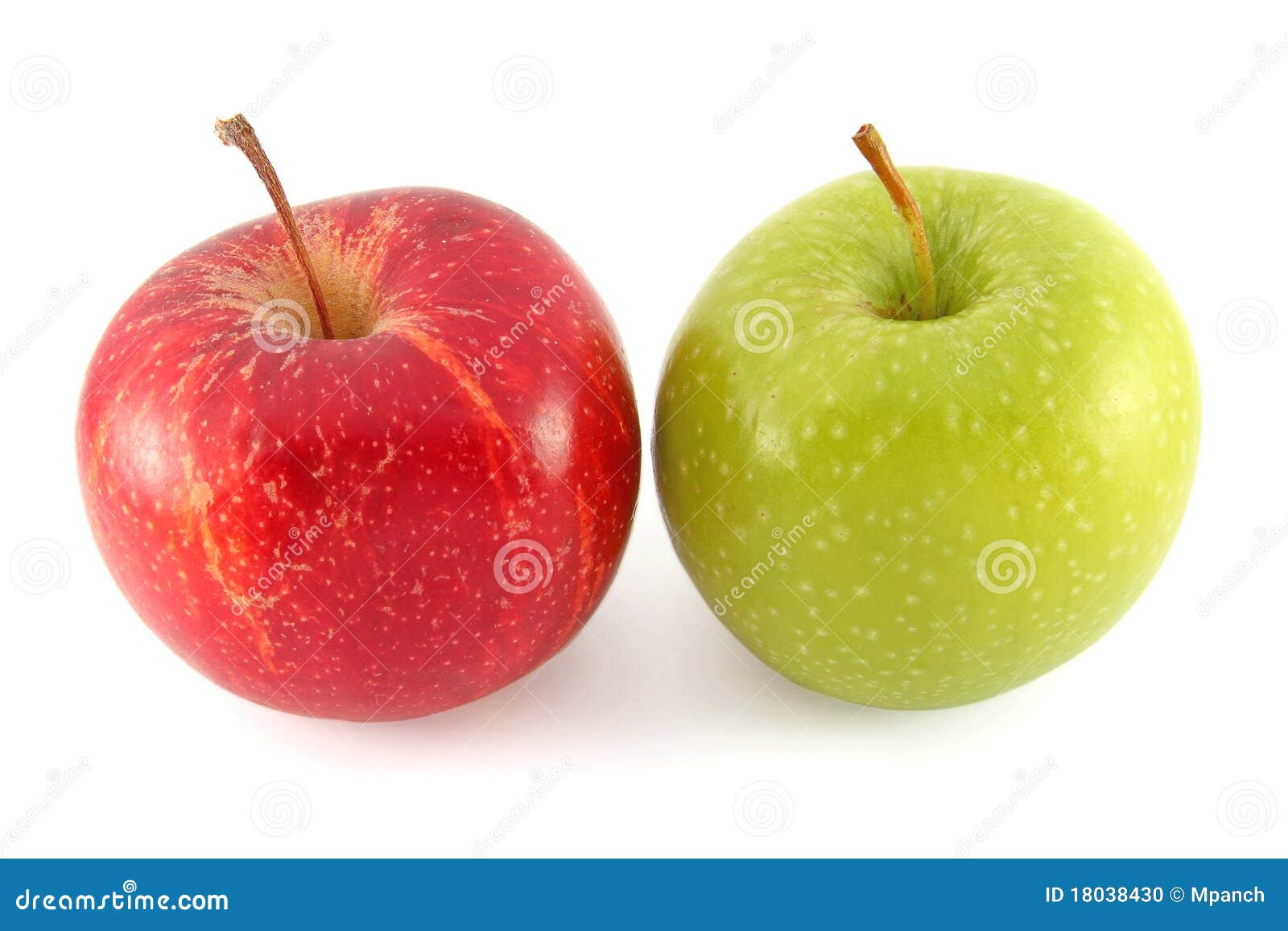 Red and green apples stock photo. Image of white, healthy - 18038430