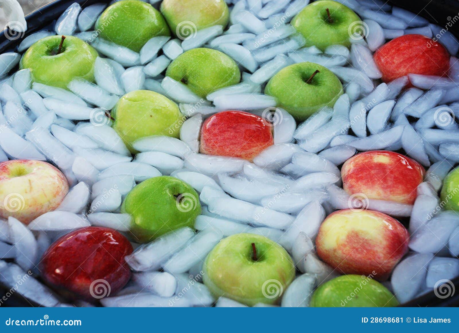 Apples on Ice stock image. Image of autumn, season, apples - 28698681