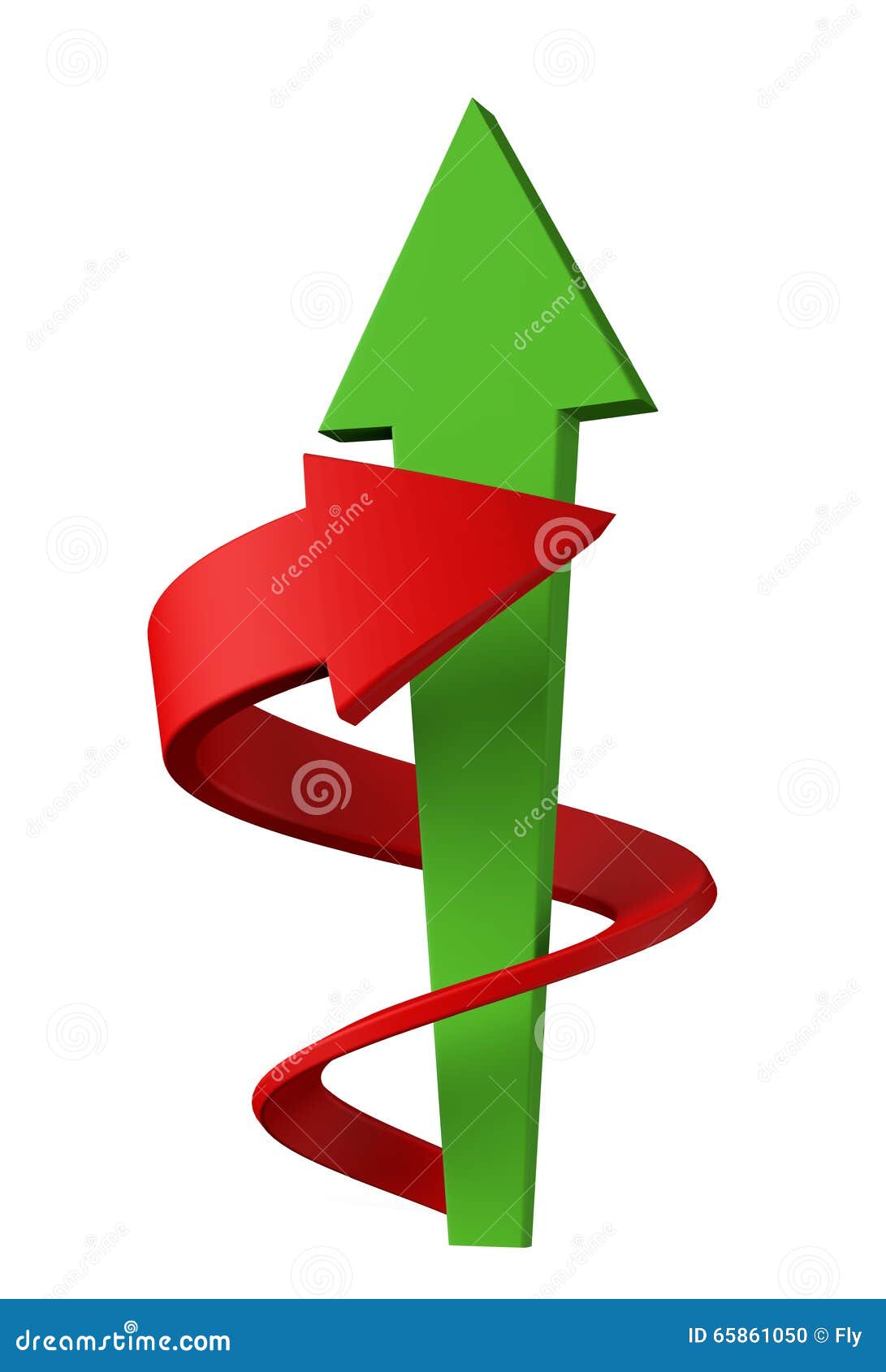 Red and green arrows race stock illustration. Illustration of design ...