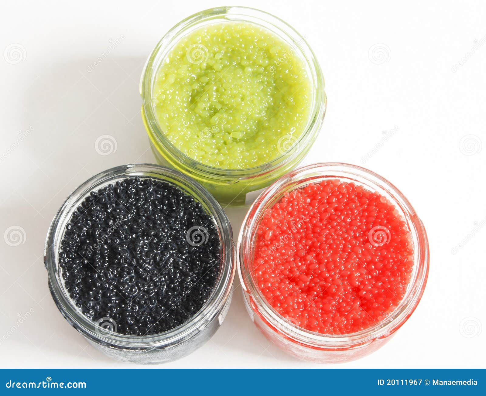 Red and Green and Black Caviar Stock Image - Image of healthy, seafood ...