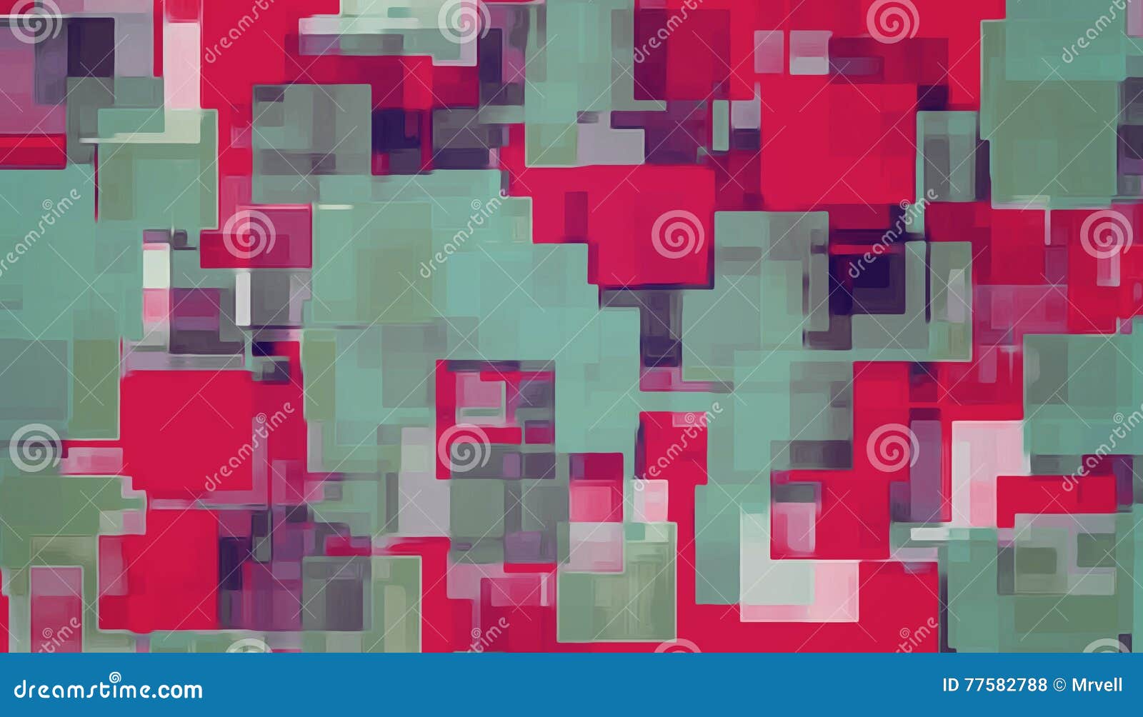 Red Green and Blue Square Pattern Stock Illustration - Illustration of ...