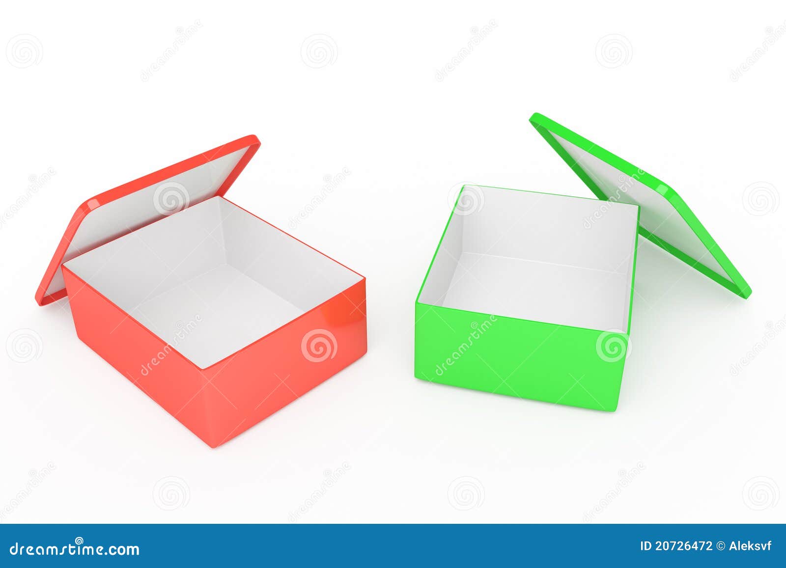 Red and green boxes stock illustration. Illustration of small - 20726472