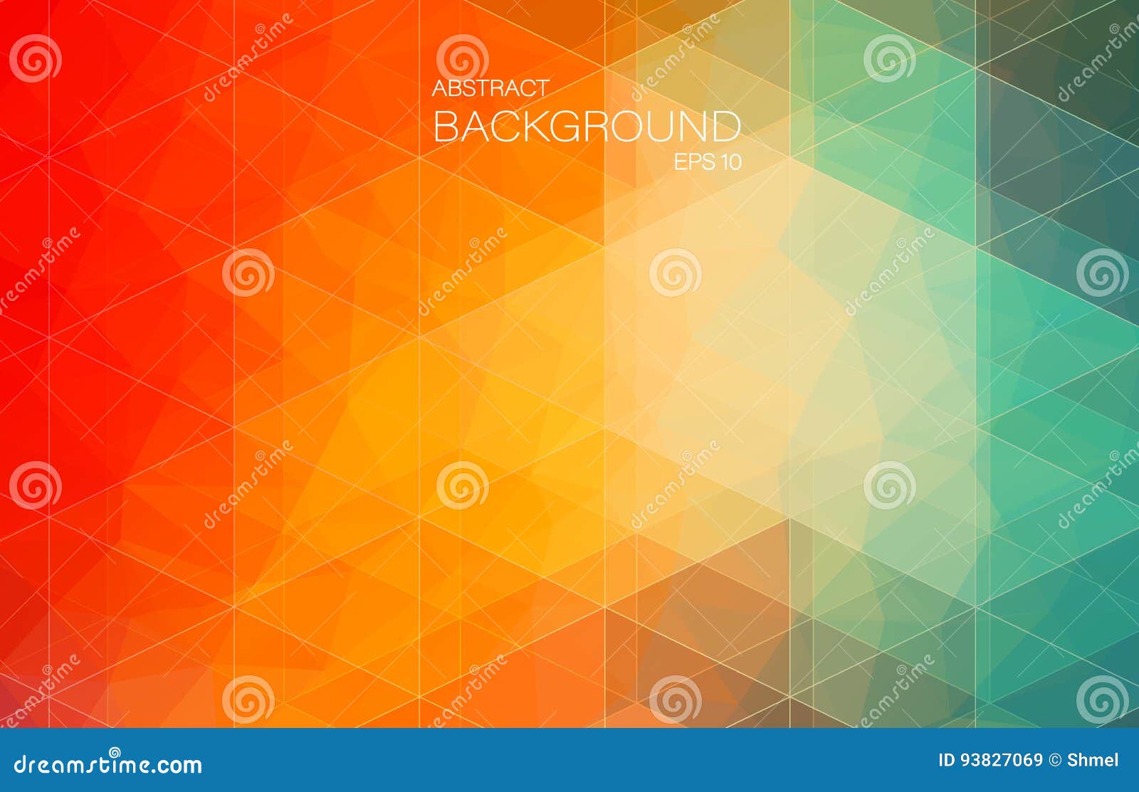 Red and Green Bright Color Background with Triangle Shapes for Web ...