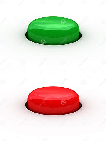 Red and green buttons stock illustration. Illustration of buttons - 2867244