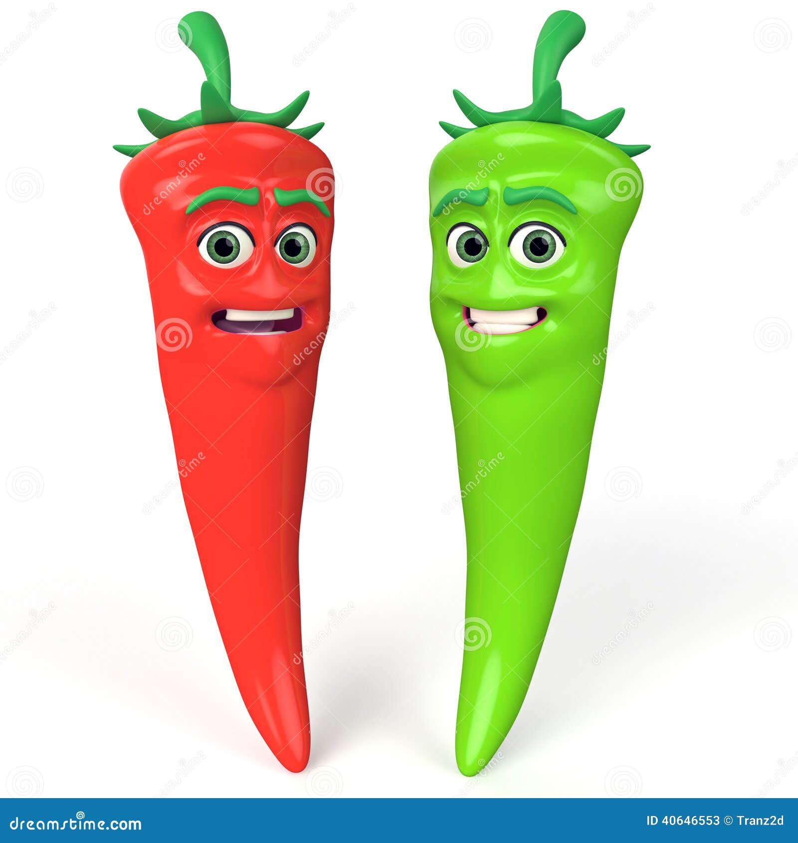 Green Chili Jalapeno Peppers Watercolor Illustration. Hot Spicy ...