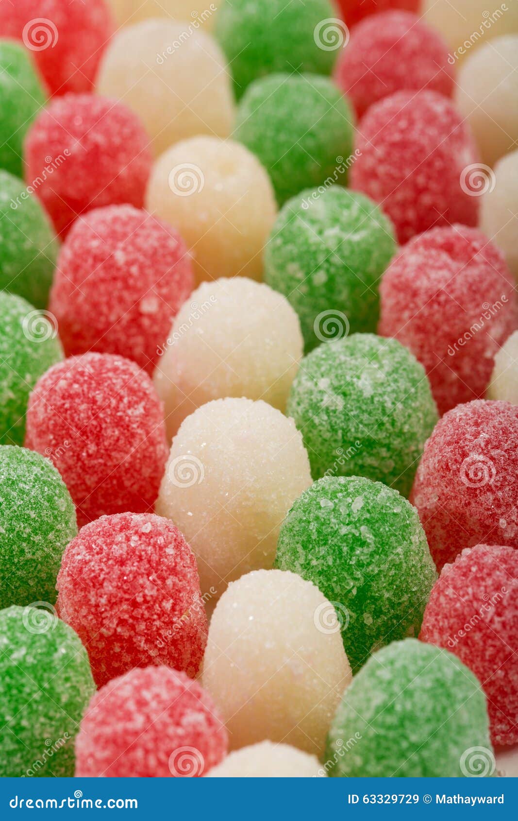 Red and Green Christmas Spice Drops Candy with Crystallized Sugar Stock ...