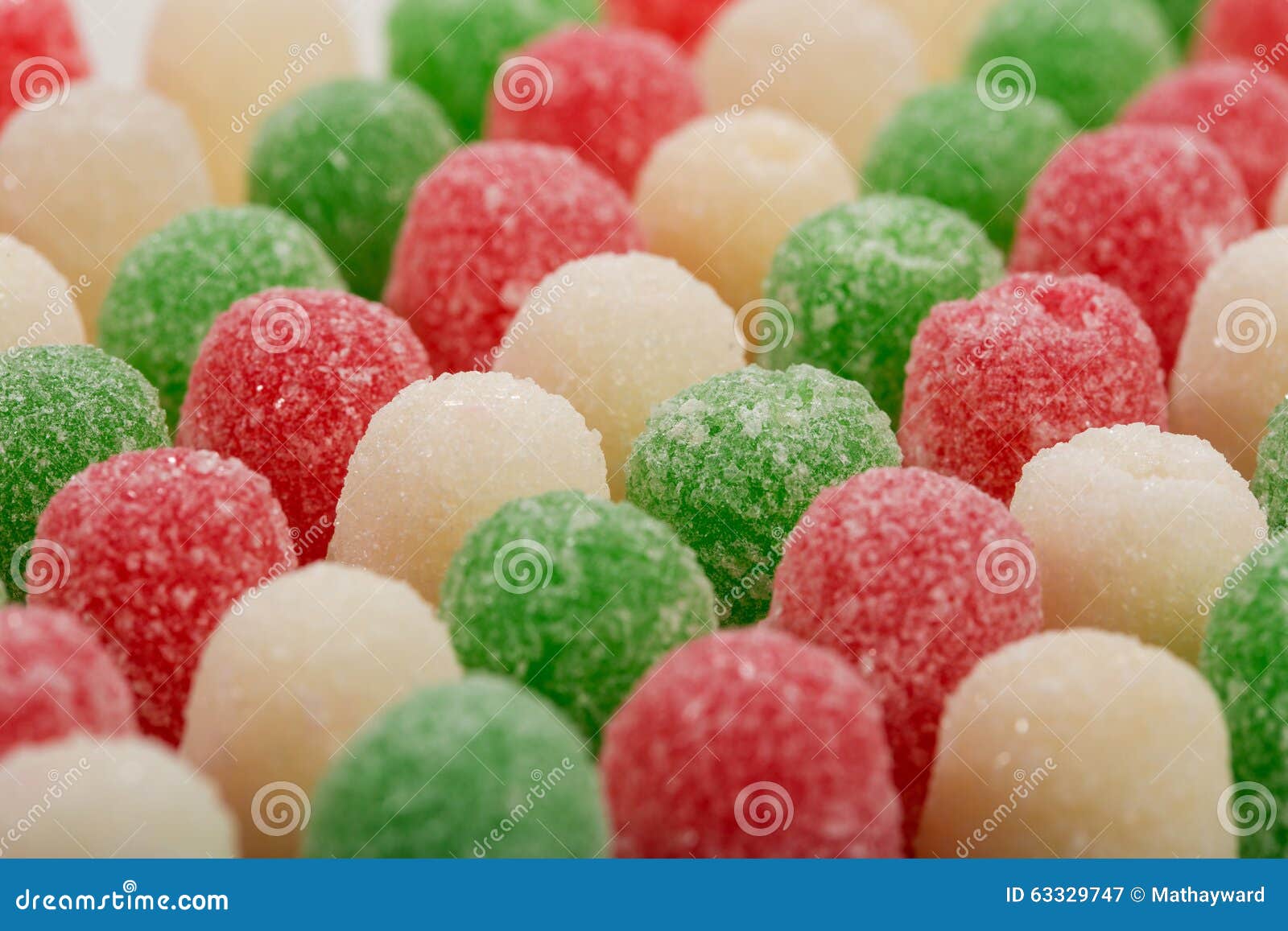Red and Green Christmas Spice Drops Candy with Crystallized Sugar Stock ...