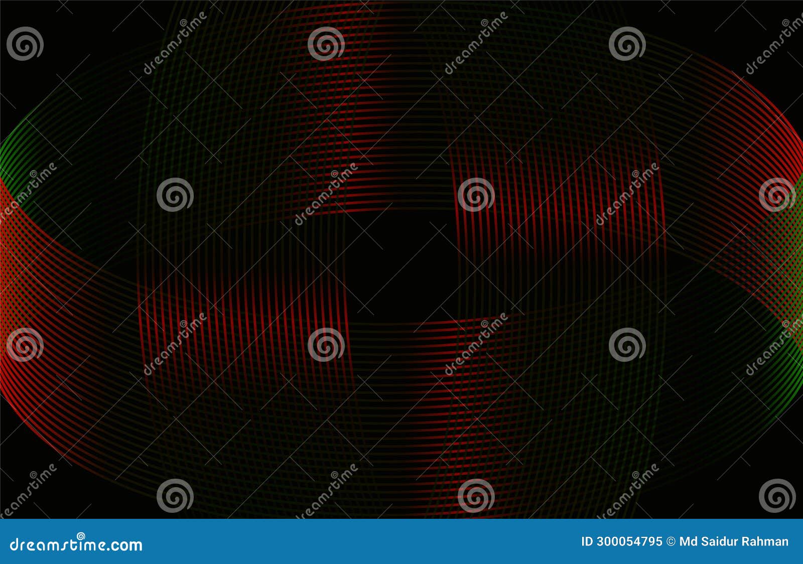A Red and Green Circle with a Black Background, Abstract Background ...