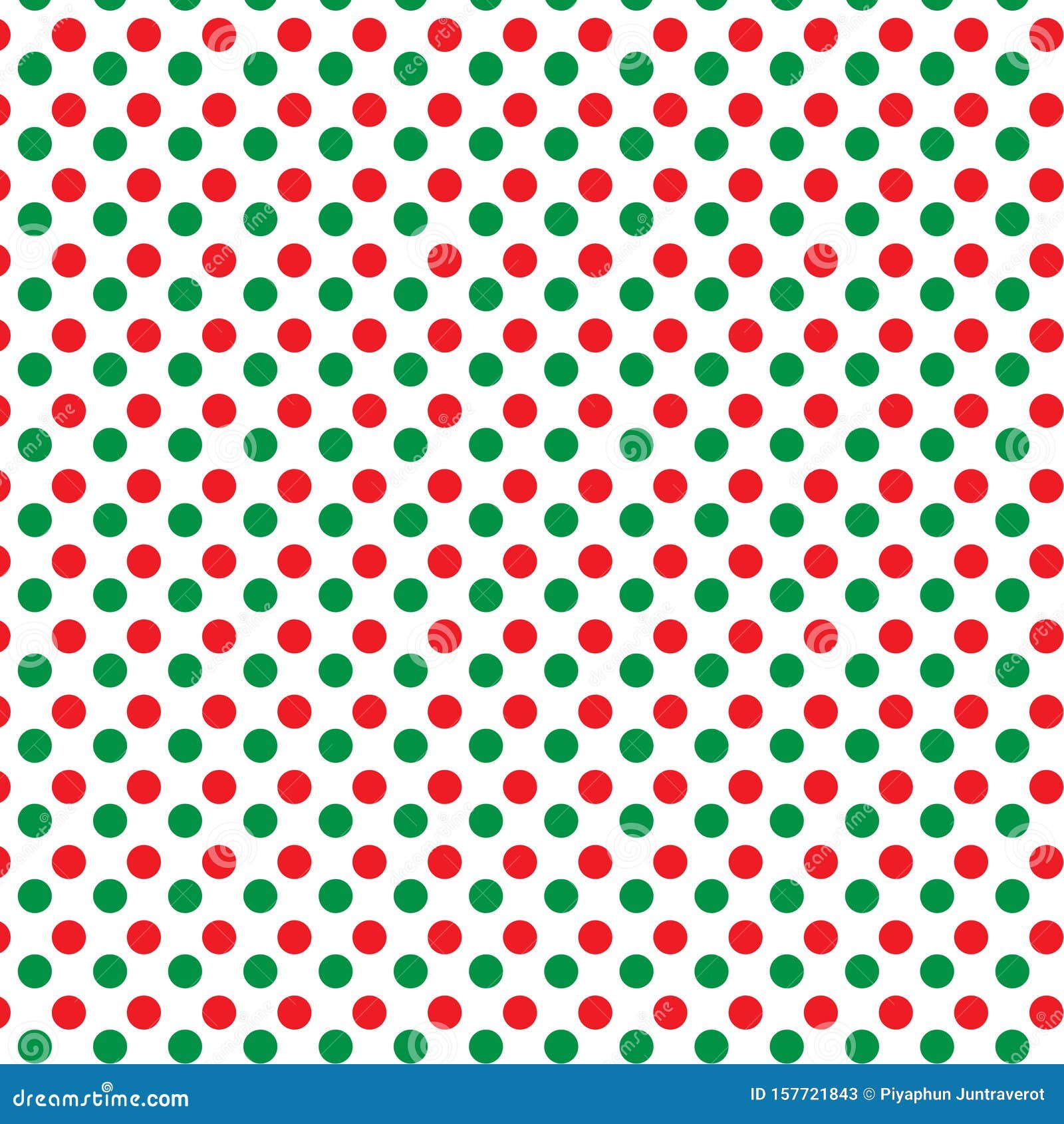 Red and Green Circle Seamless Patten and Background for Fabric, Paper ...