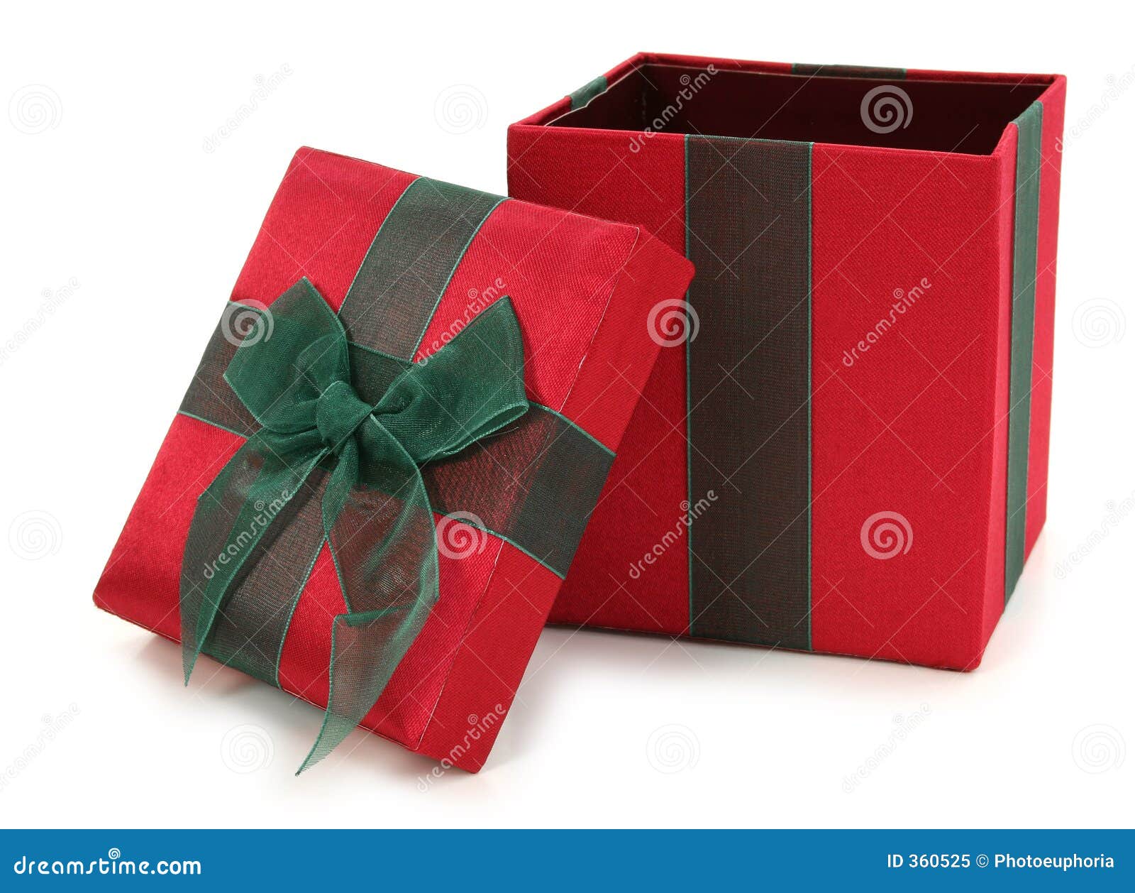 Red and Green Fabric Gift Box Stock Image - Image of hanukkah, xmas: 360525