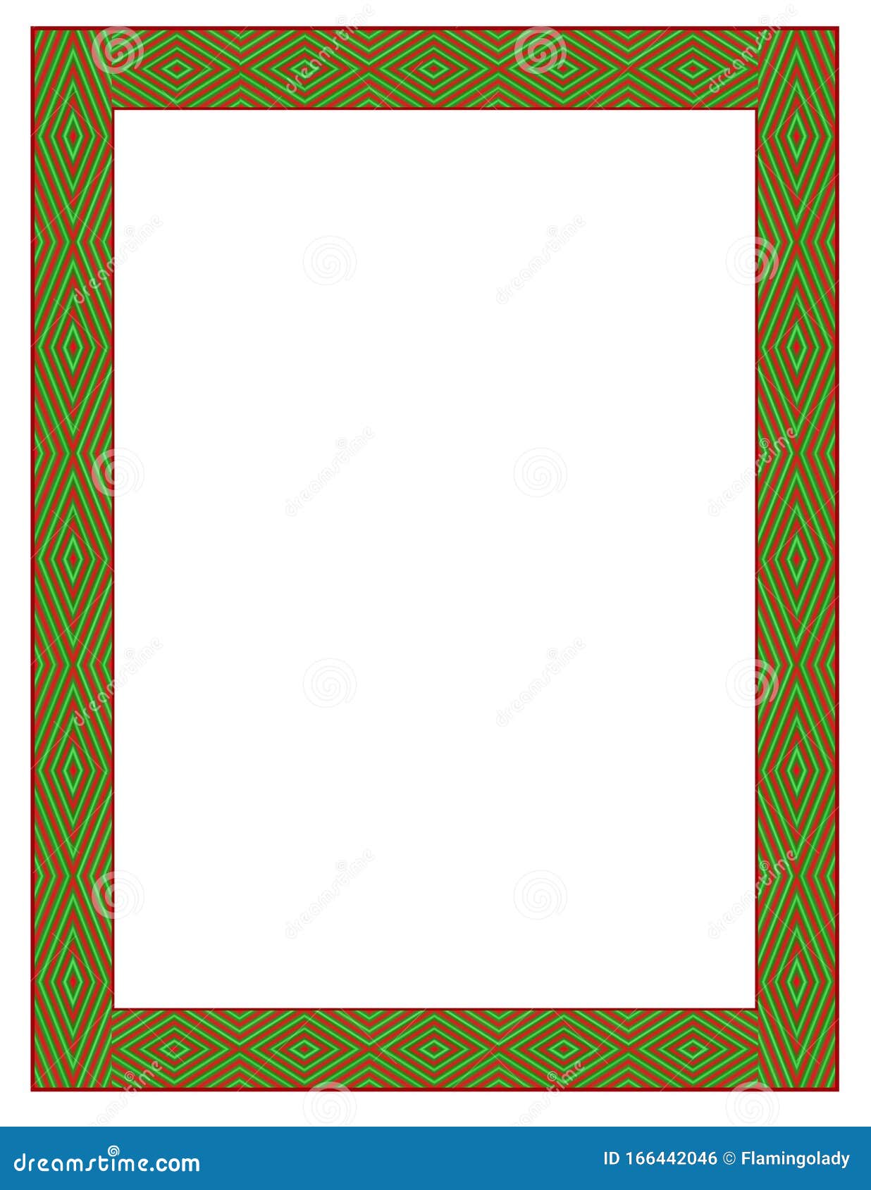 Red and Green Frame stock illustration. Illustration of frame - 166442046