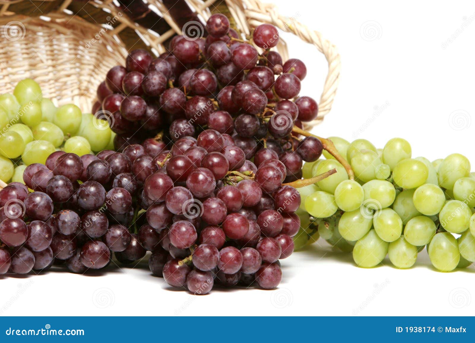 Red and green grapes stock photo. Image of vitamin, bunch - 1938174