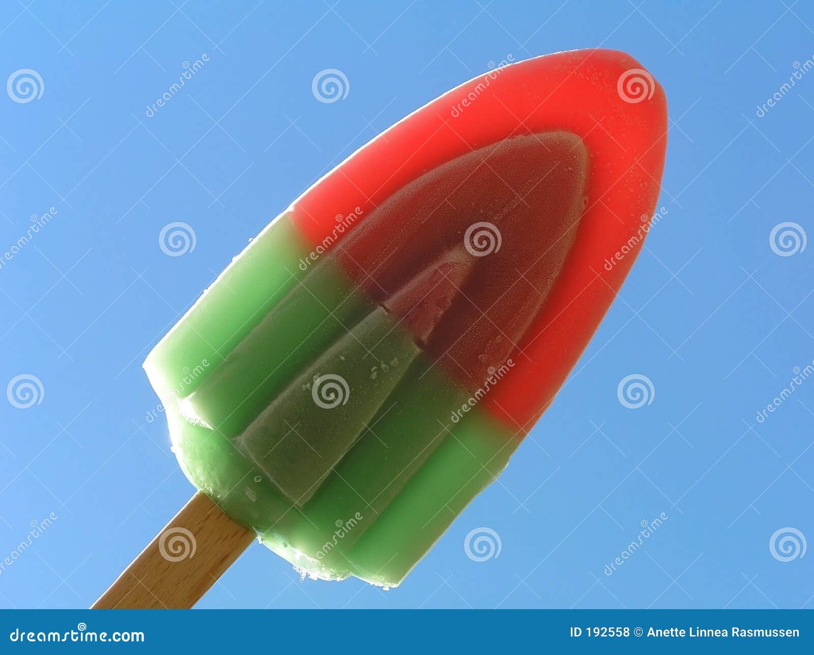 Red and green ice lolly stock photo. Image of summer, delicious - 192558