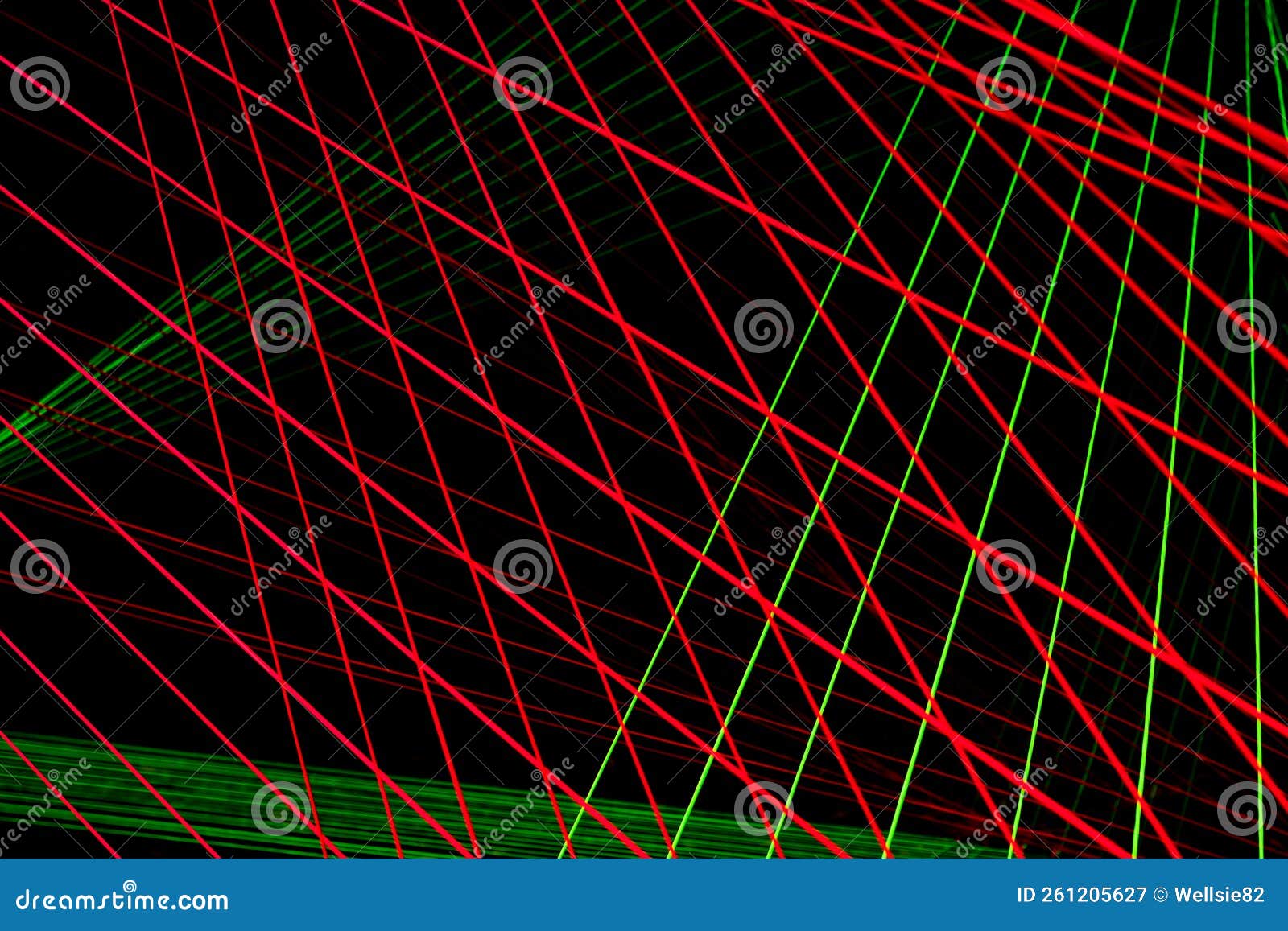 Red and Green Lines Abstract Stock Image - Image of dark, futuristic ...