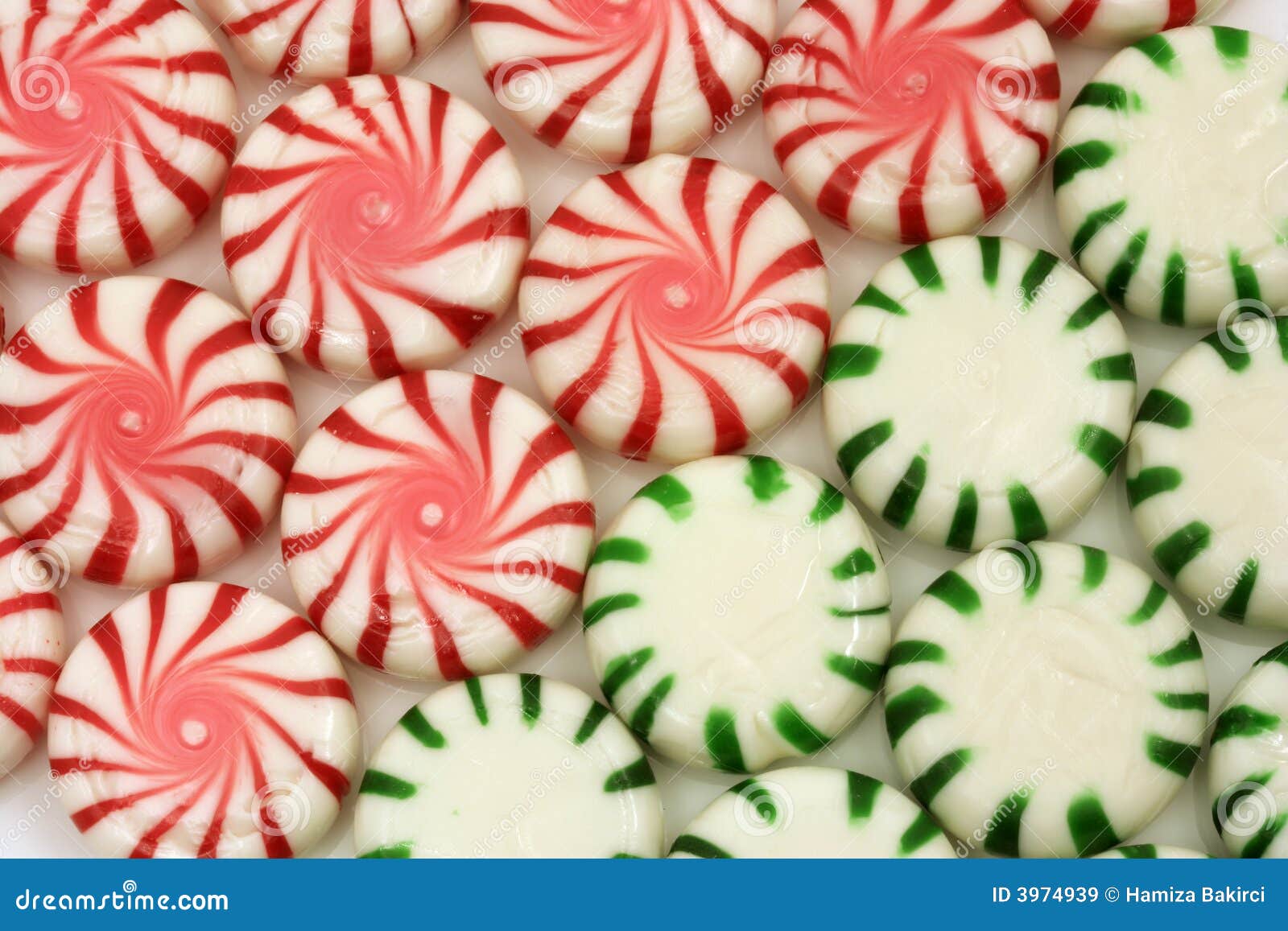 Red and green mints stock image. Image of macro, stripe - 3974939