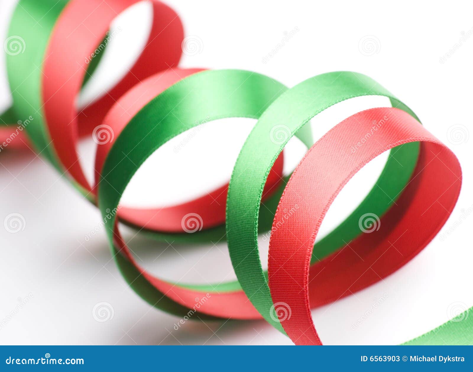 Red and Green Ribbon stock image. Image of christmas, white - 6563903