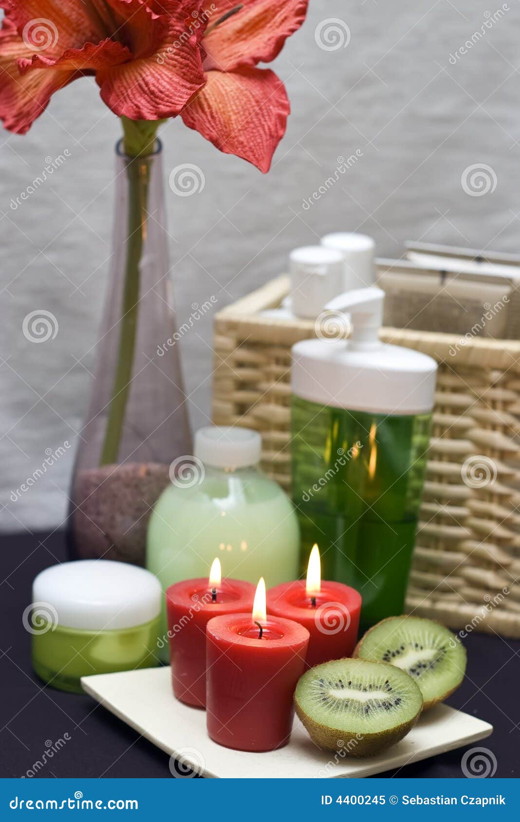 Red and green spa stock image. Image of healthcare, cosmetics - 4400245