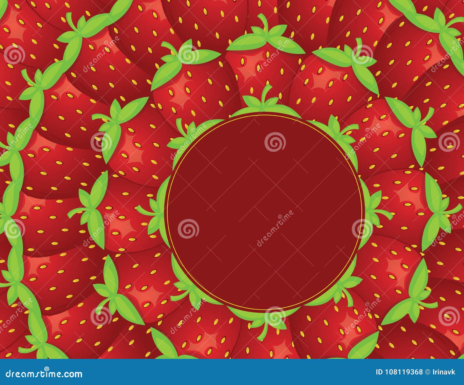 Strawberry Background. Vector Stock Vector - Illustration of abstract ...