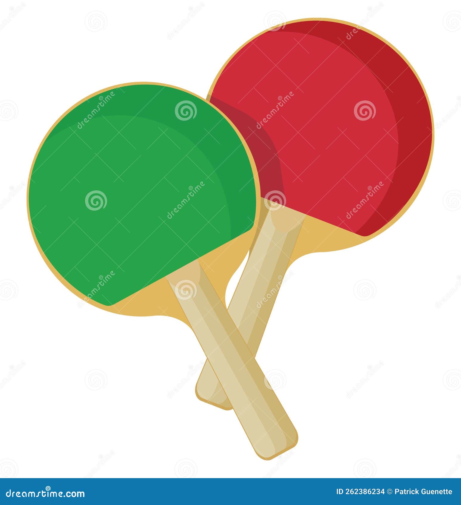 Red and Green Table Tennis Rackets, Icon Stock Vector - Illustration of ...