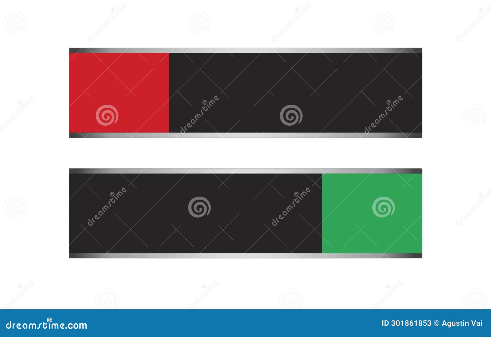 Red And Green Vacant Or Occupied Round Slider Sign On White Background ...