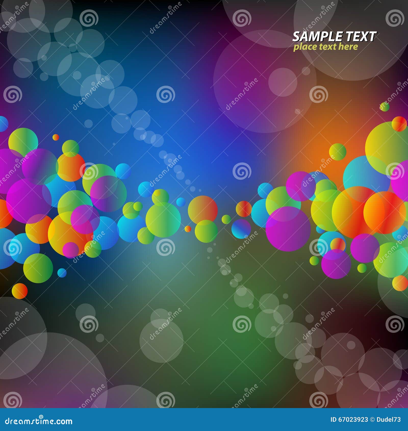 Red green violet bubbles stock vector. Illustration of colorfull - 67023923