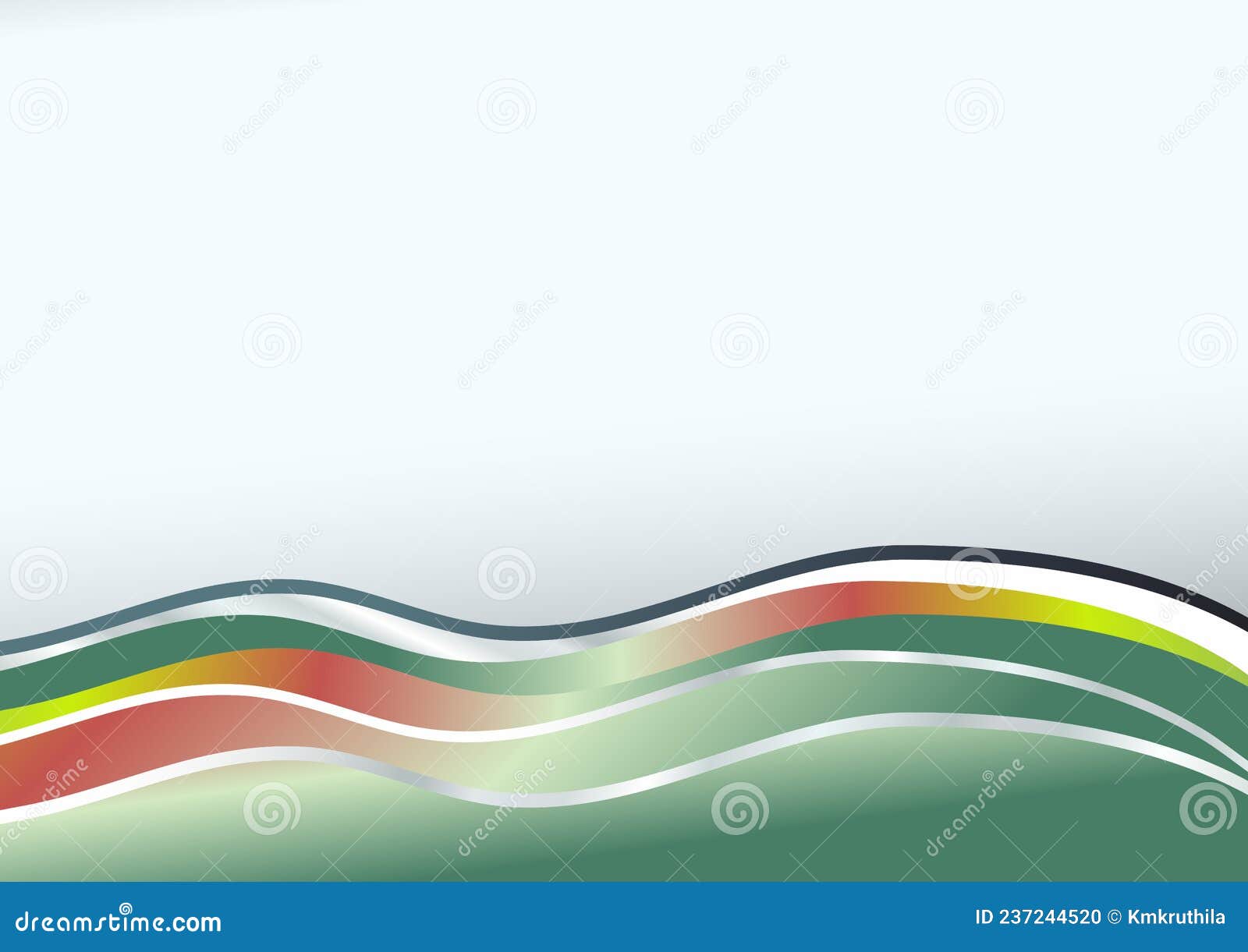 Red and Green Wave Background with Space for Your Text Vector Graphic ...