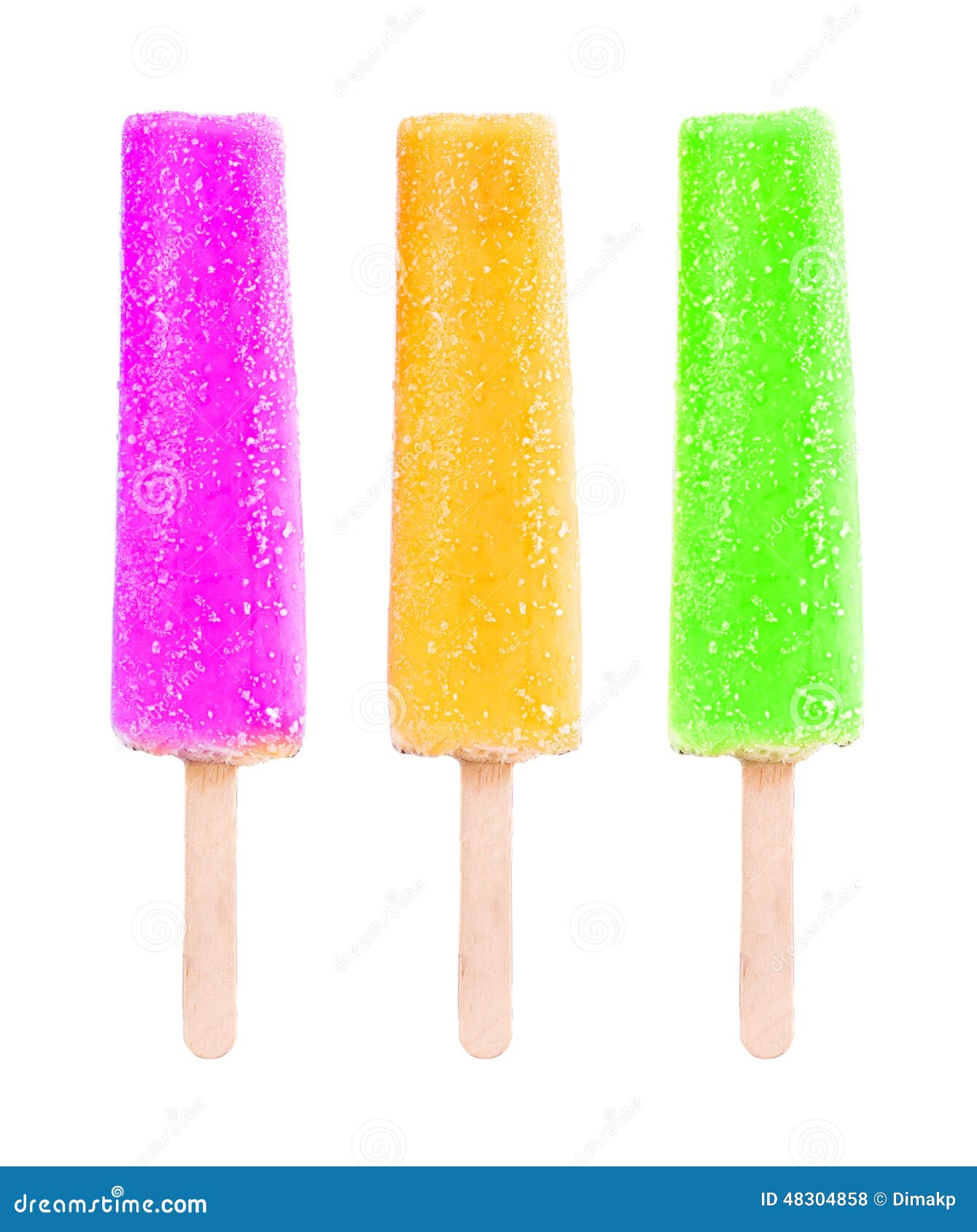 Red Green Yellow Ice Cream Stick Stock Photo - Image of color, frosty ...