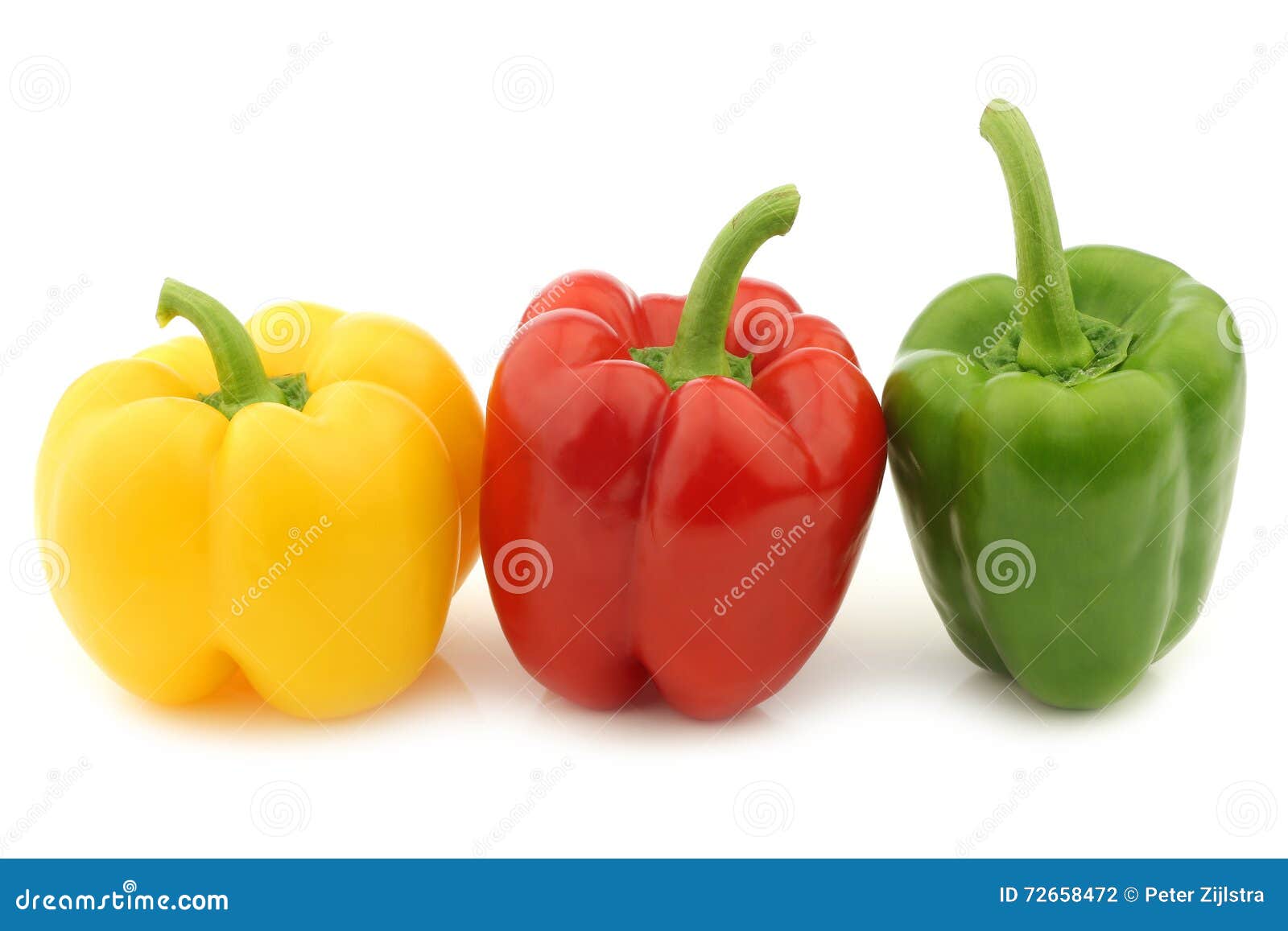 Red, Green and Yellow Pepper (capsicum) Stock Photo - Image of food ...