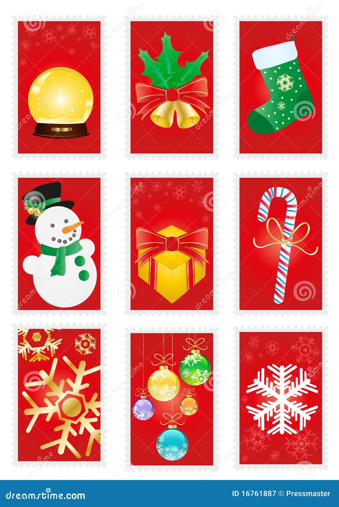 Red greeting cards stock illustration. Illustration of present - 16761887