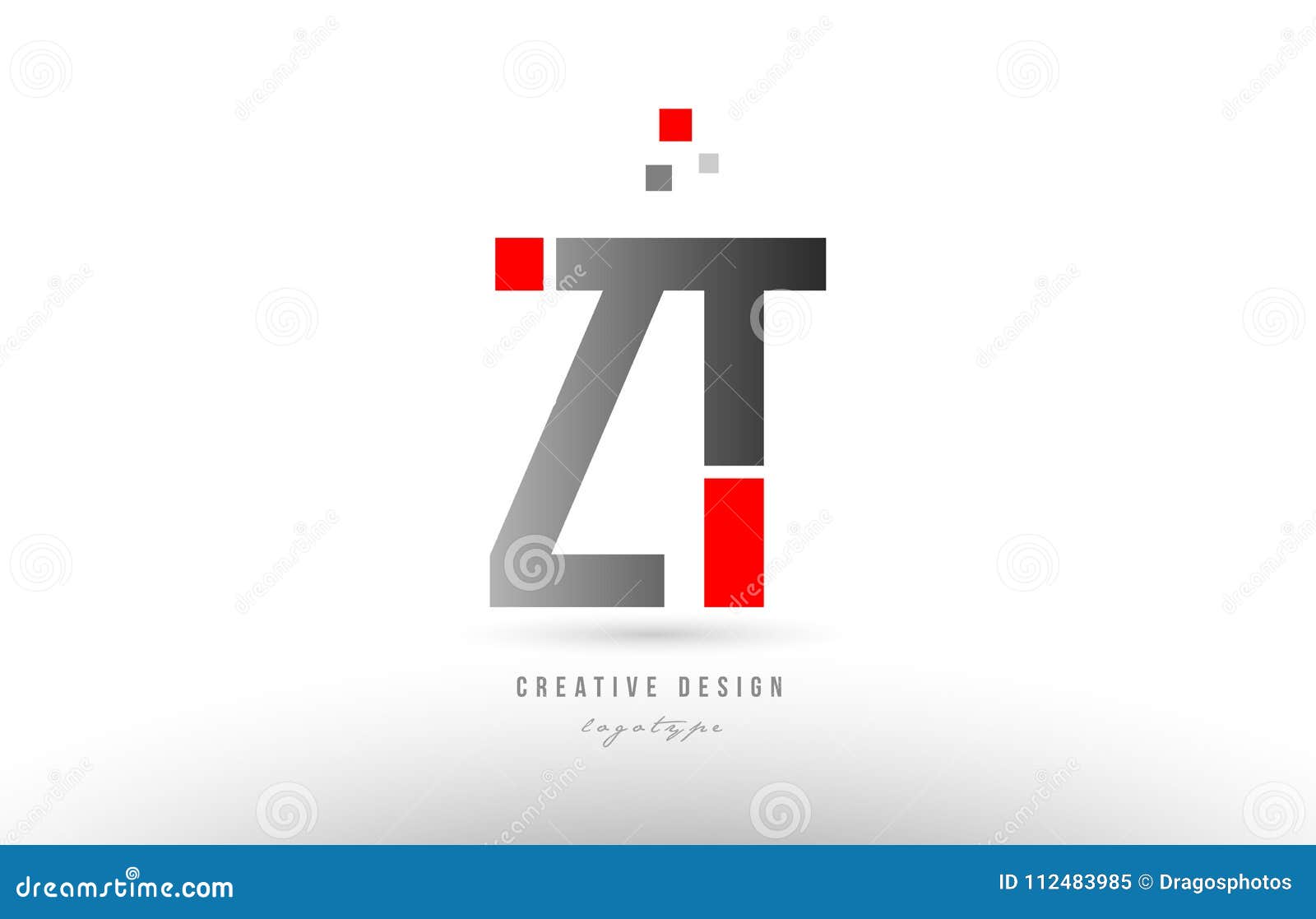 Red Grey Alphabet Letter Zt Z T Logo Combination Icon Design Stock ... Red Grey Alphabet Letter Zt Z T Logo Combination Icon Design Stock ...