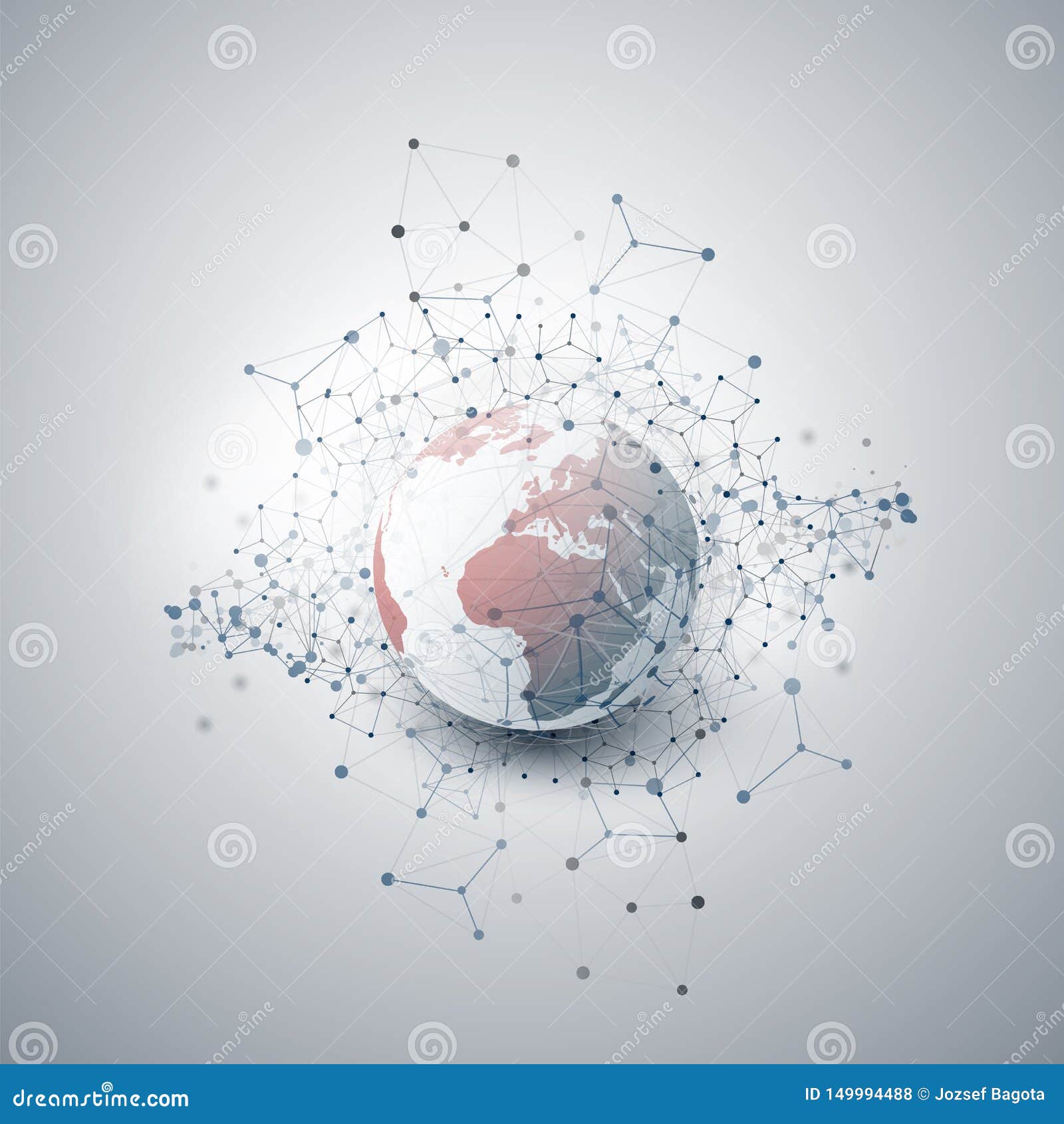 Telecommunications Concept Design Stock Vector - Illustration of ...