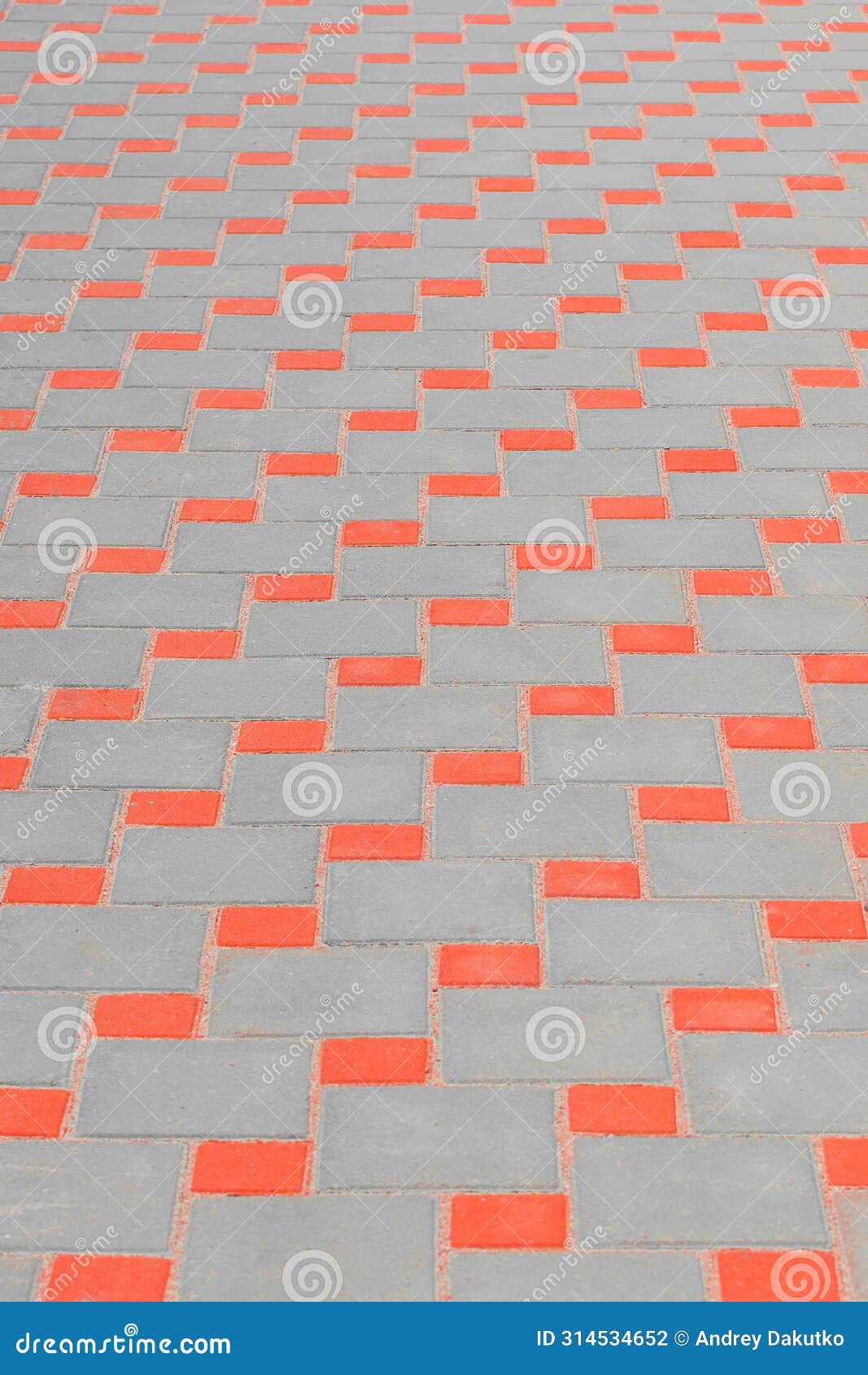 Red and Grey Paving Slabs Stone Floor Knots City Surface Mosaic Texture ...