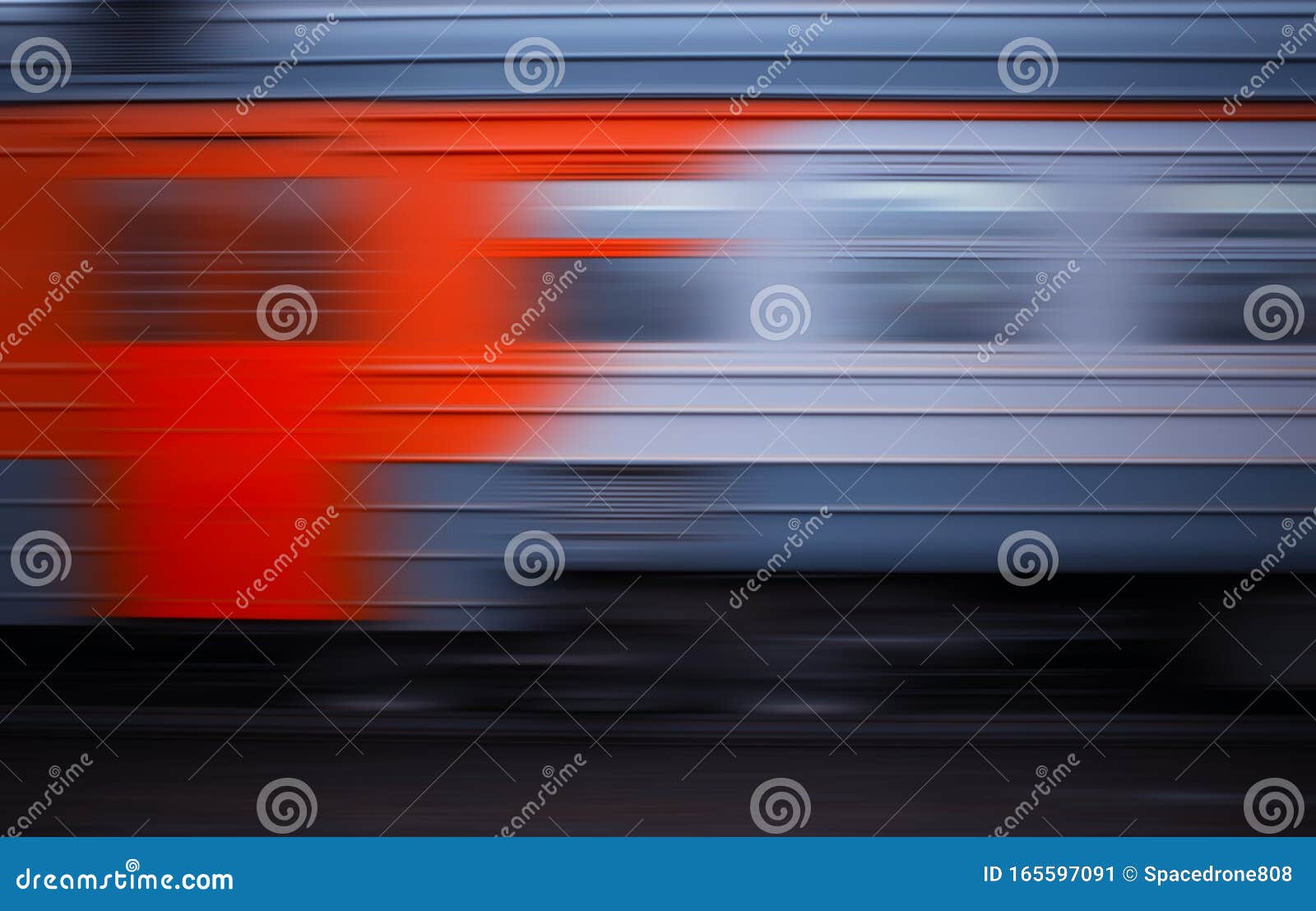 Red and Grey Train in Motion Transportation Abstract Background Stock ...