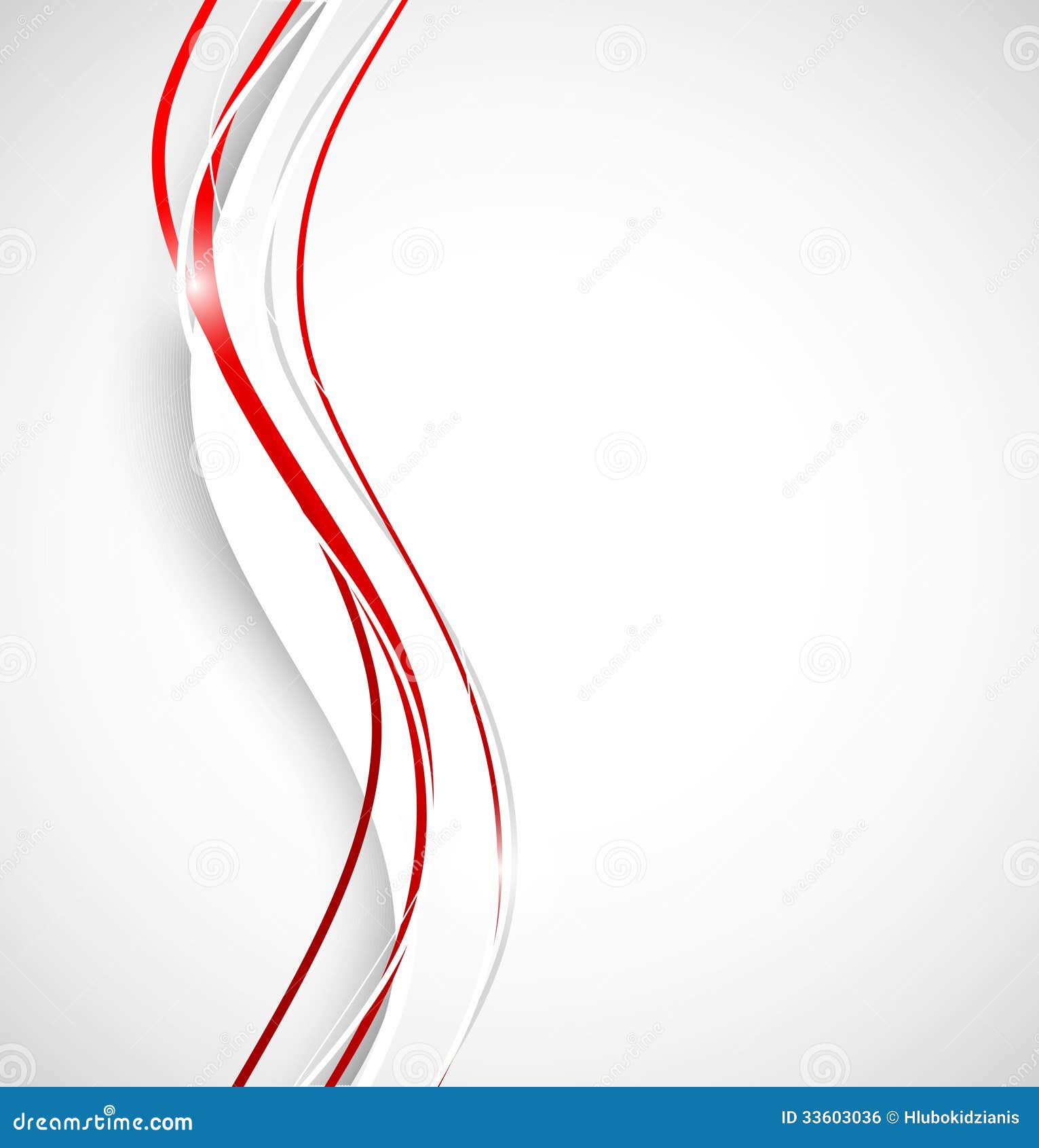 Red and grey wavy lines stock vector. Illustration of card - 33603036