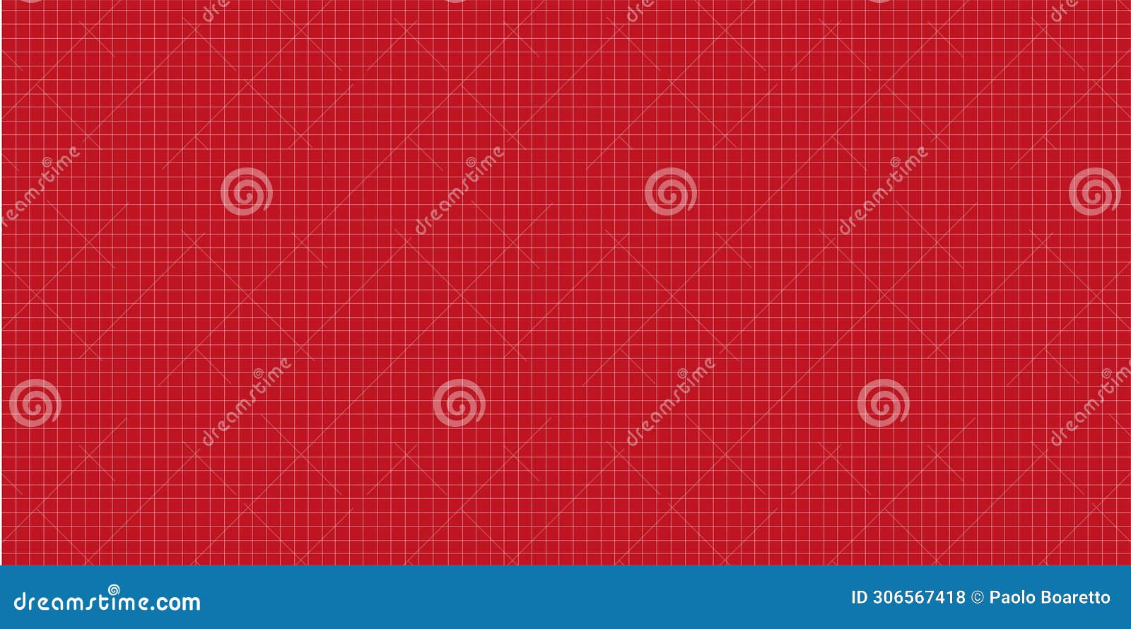 Red Grid Paper Used for Notes or Decoration. Horizontal Vector Editable ...