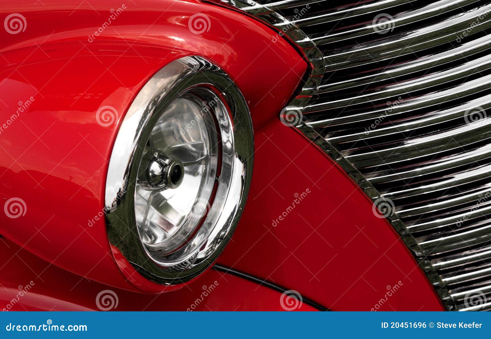 Red grill classic car stock photo. Image of street, classic - 20451696