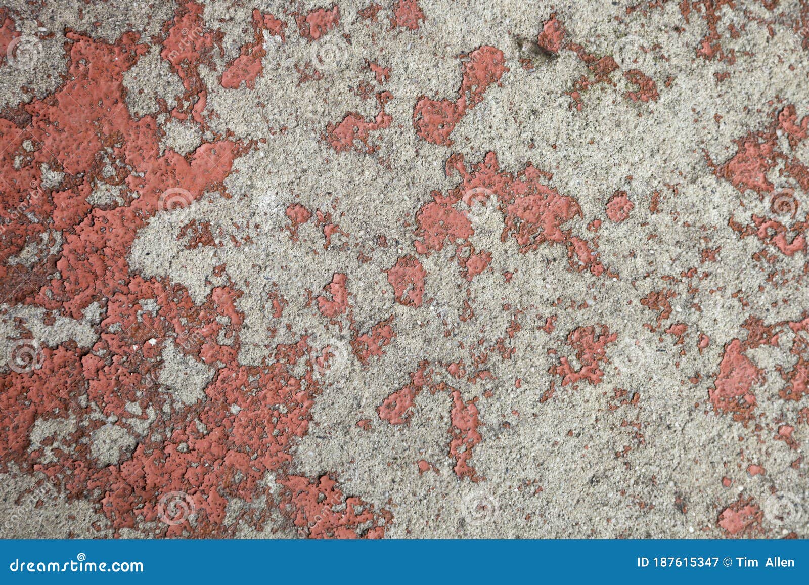 Red Gritty Wall Texture on Concrete Surface Stock Image - Image of ...