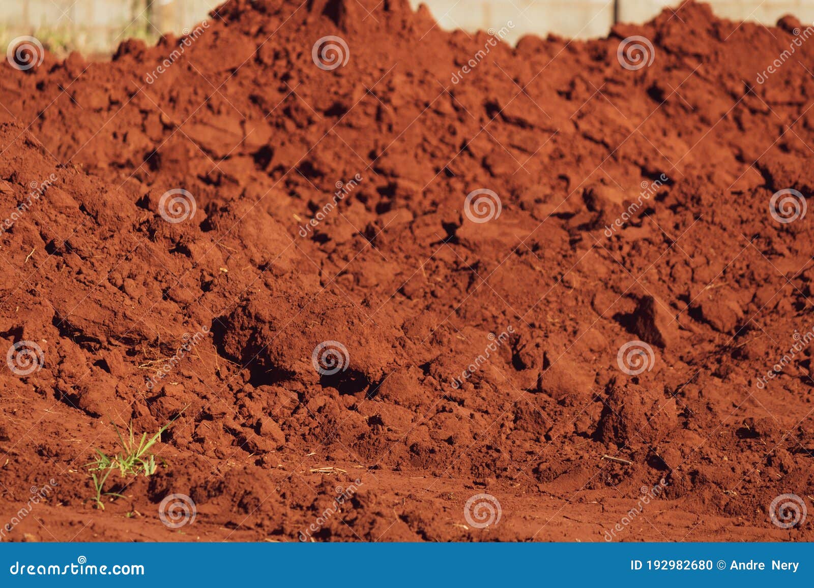 Red Ground Soil Texture in Brazil Stock Photo - Image of barren ...