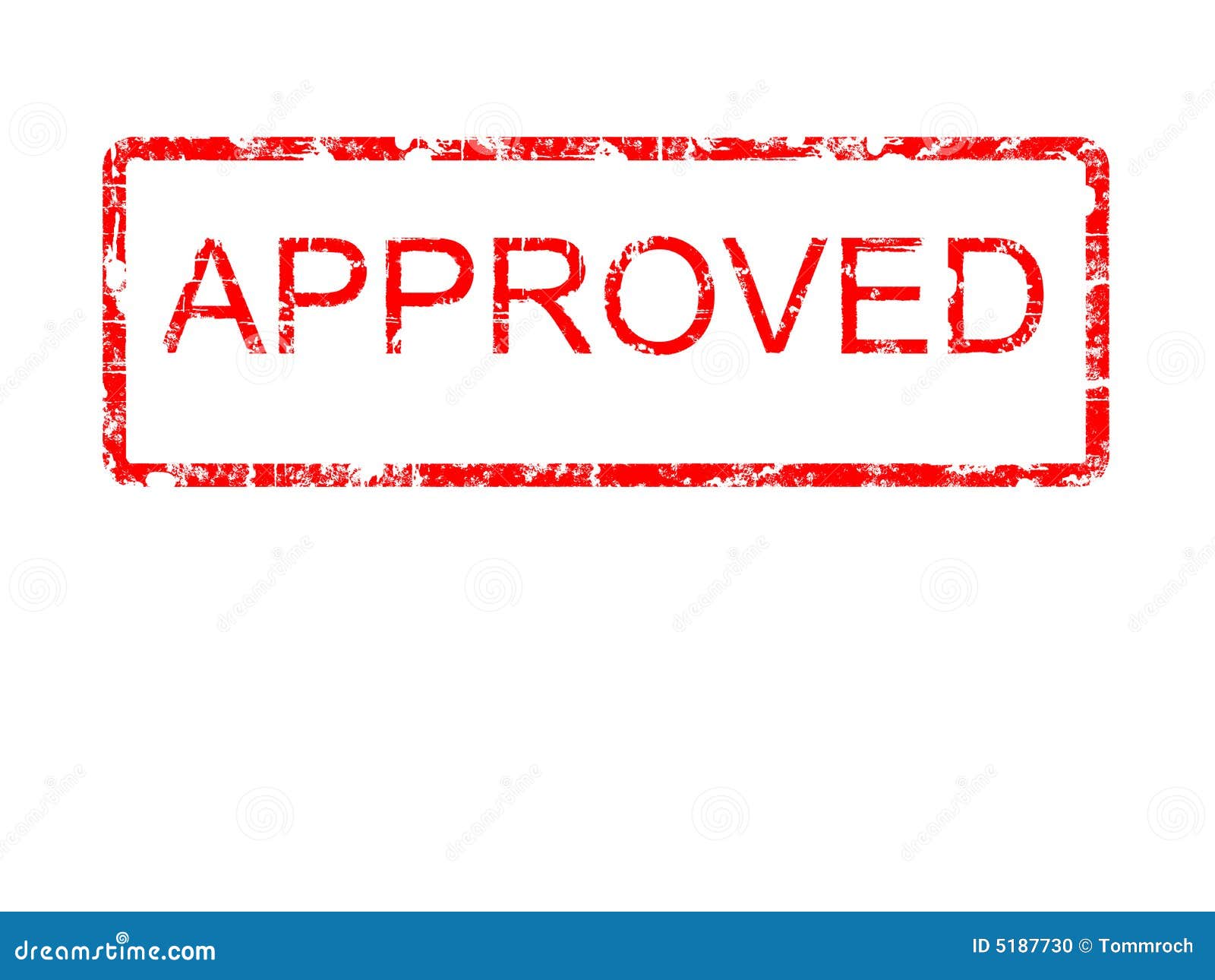 Red Grunge Approved stock illustration. Illustration of isolation - 5187730