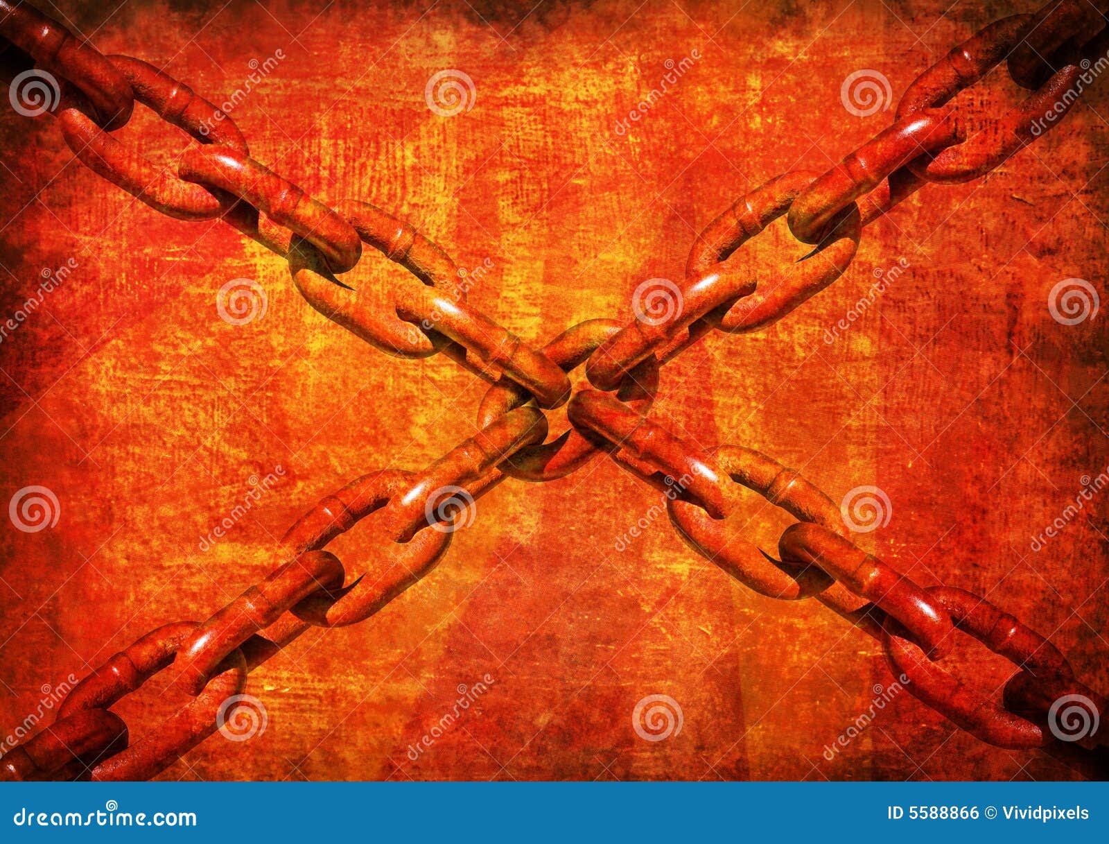 Red Grunge Background with Heavy Chain Stock Photo - Image of fasten ...