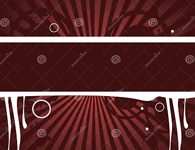 Red grunge banner stock illustration. Illustration of circle - 5679297