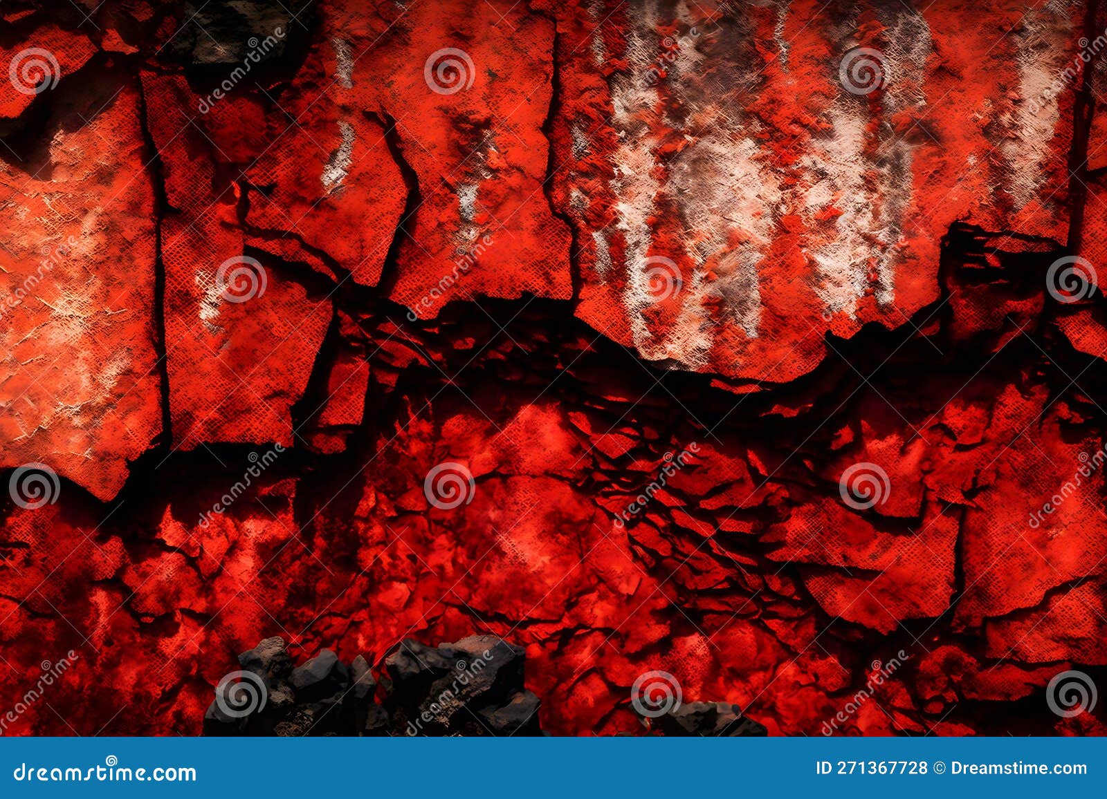 Red Grunge Banner. Abstract Stone Background. the Texture of the Stone ...