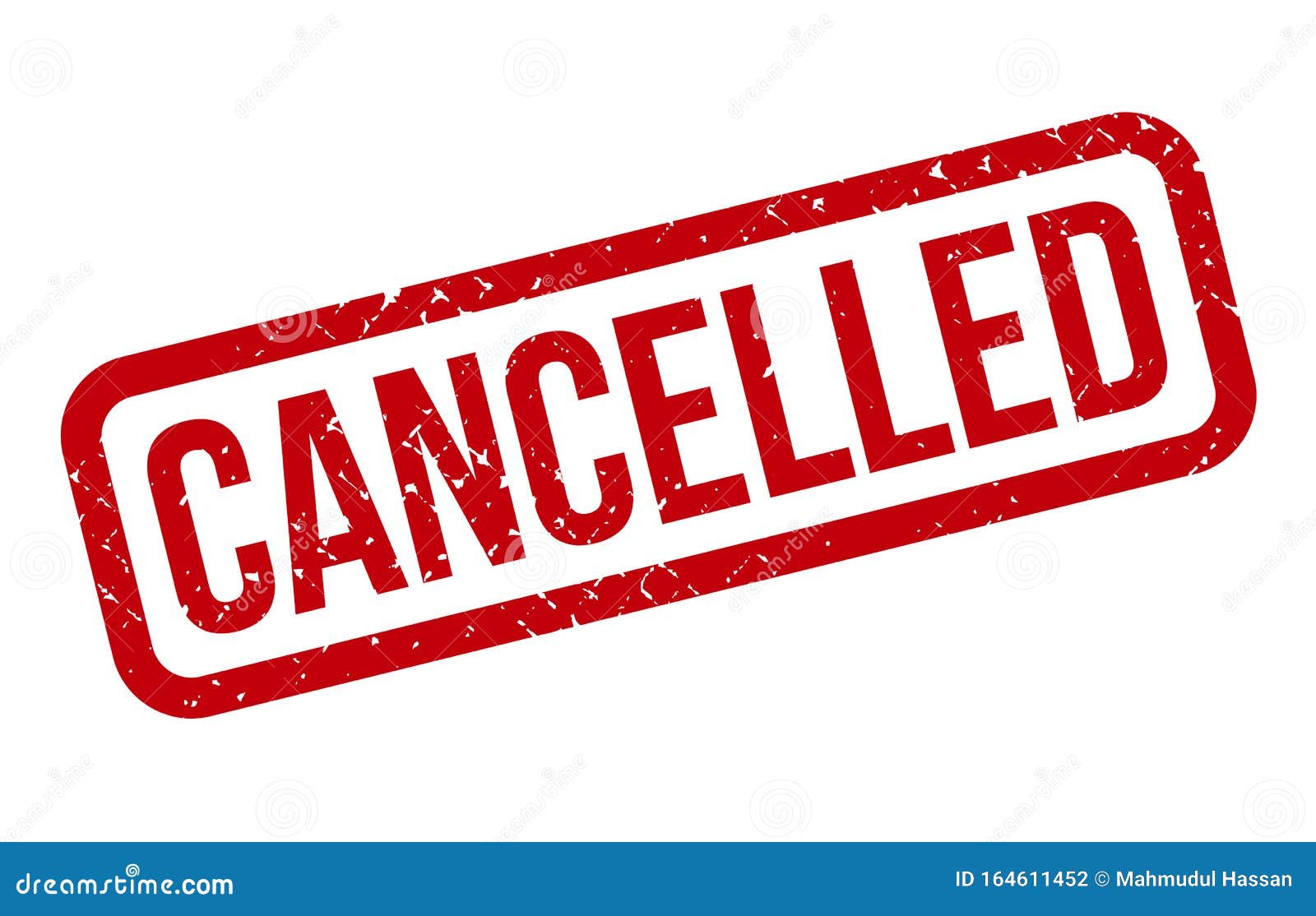 Red Grunge Cancelled Rubber Stamp Seal - Vector Stock Vector ... Red Grunge Cancelled Rubber Stamp Seal - Vector Stock Vector ...