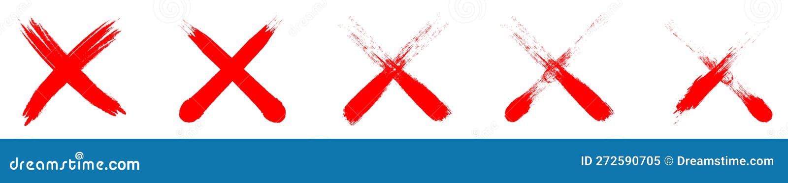 Red grunge cross icon set stock vector. Illustration of blood - 272590705