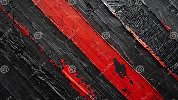 Red Grunge Pattern Wallpaper with Black Lines, 3D Motion Effect ...
