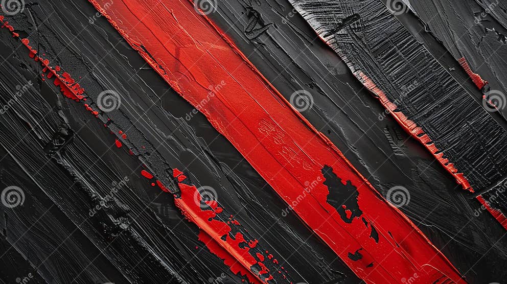 Red Grunge Pattern Wallpaper with Black Lines, 3D Motion Effect ...
